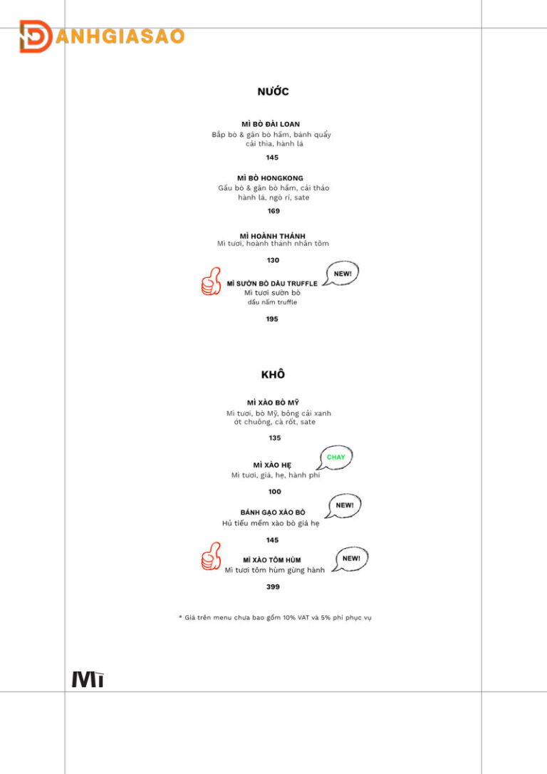 Menu Baozi Hai Bà Trưng - Món ăn chuẩn vị truyền thống Đài Loan