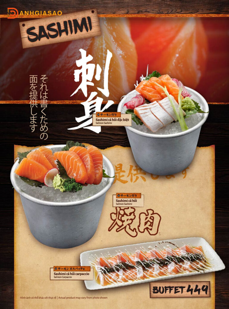 Shogun Japanese Street BBQ menu - Thiên đường ẩm thực Nhật