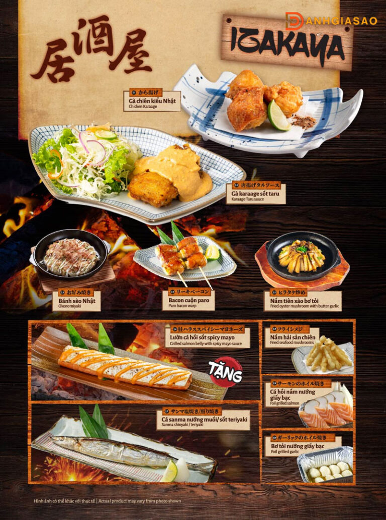 Shogun Japanese Street BBQ menu - Thiên đường ẩm thực Nhật