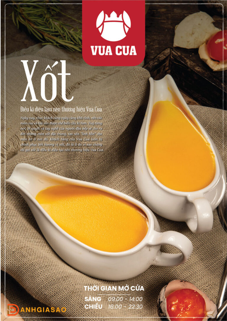 Menu nhà hàng Vua Cua - Đại tiệc buffet cua và hải sản cao cấp