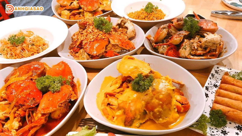 Menu nhà hàng Vua Cua - Đại tiệc buffet cua và hải sản cao cấp