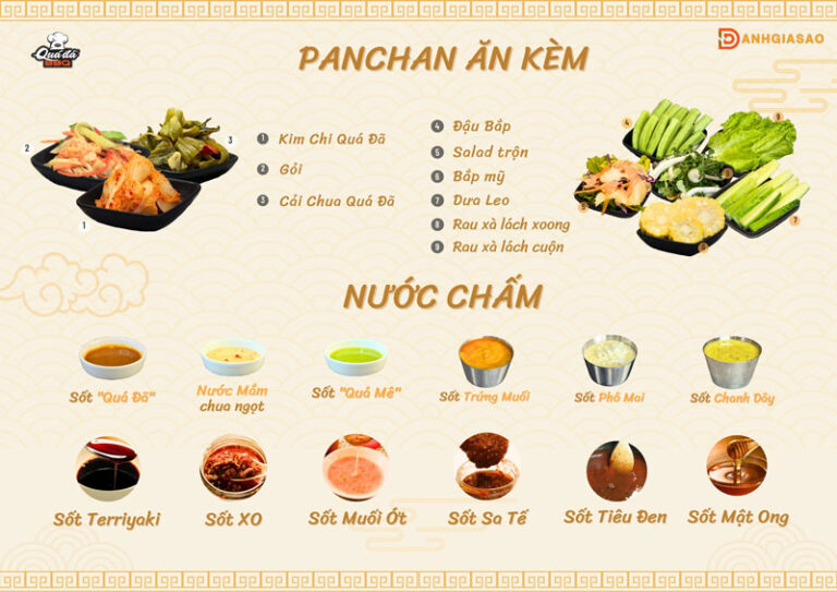Menu Quá Đã BBQ - Bữa tiệc buffet lẩu nướng hấp dẫn ở Sài Gòn
