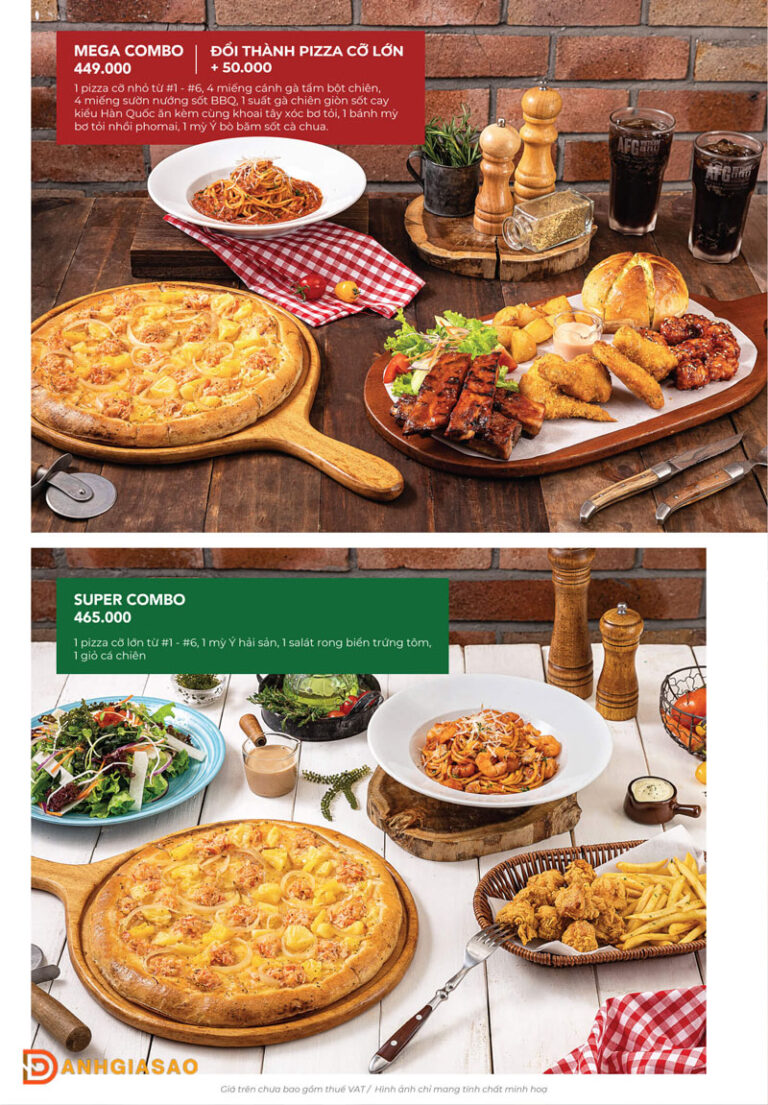 Thưởng thức các món Âu ngon chuẩn vị với Pepperonis menu