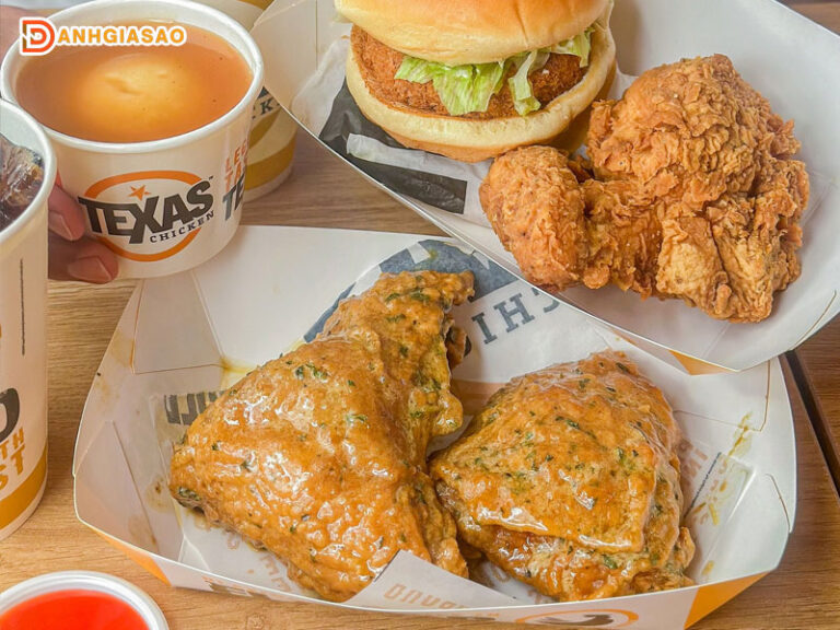 Menu Texas Chicken - Thưởng thức gà rán ngon đúng điệu