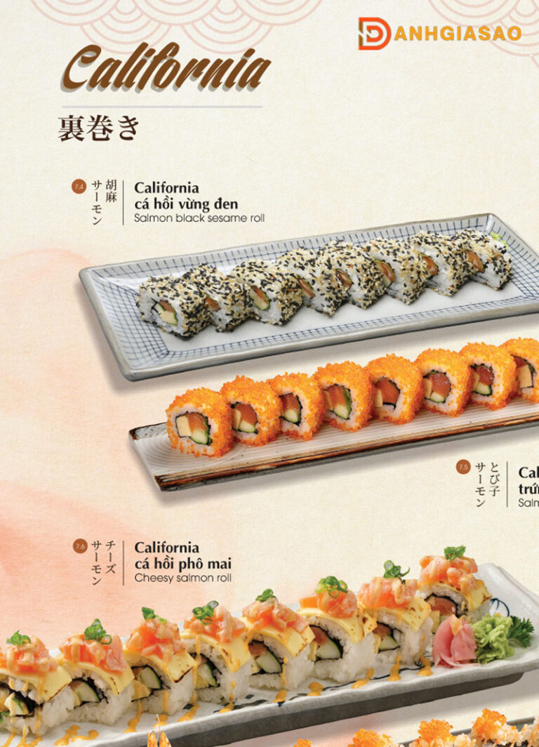 iSushi menu - Thiên đường buffet Nhật Bản đa dạng và hấp dẫn