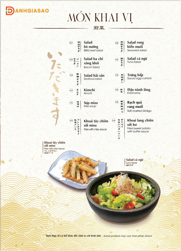 iSushi menu - Thiên đường buffet Nhật Bản đa dạng và hấp dẫn